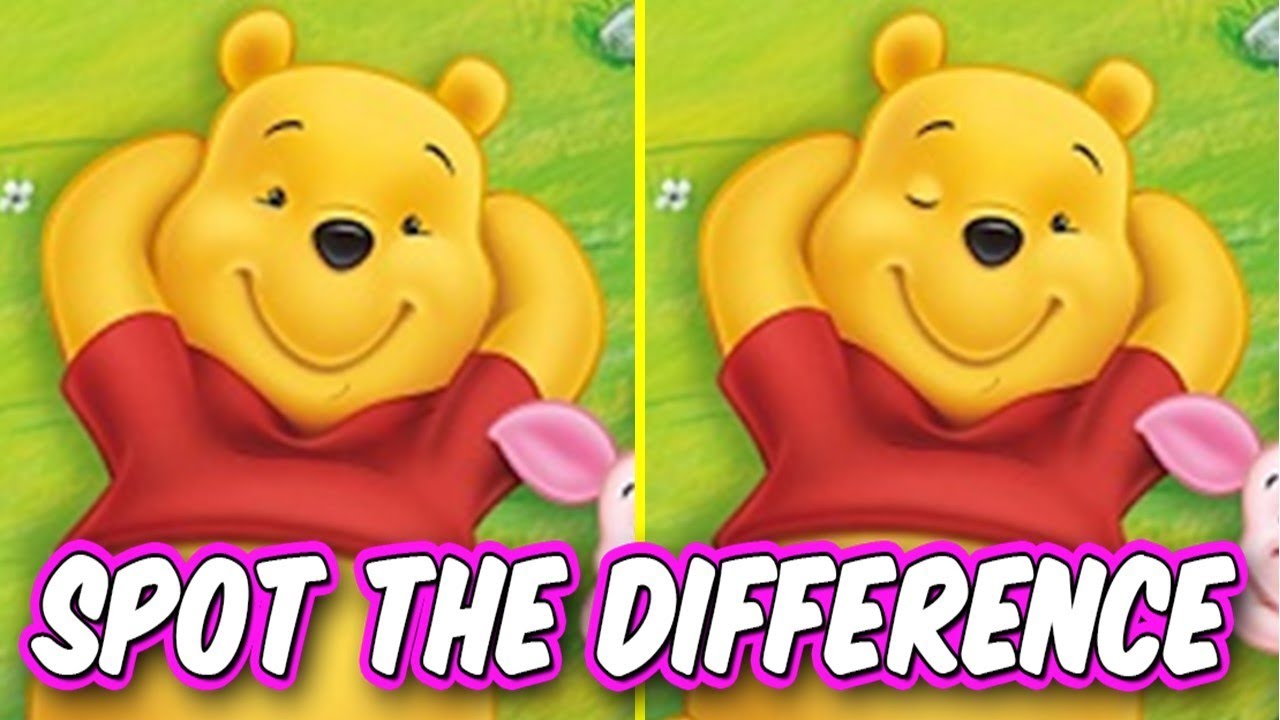 Picture Puzzle #1 | Winnie the Pooh Spot The Difference Game For Kid ...