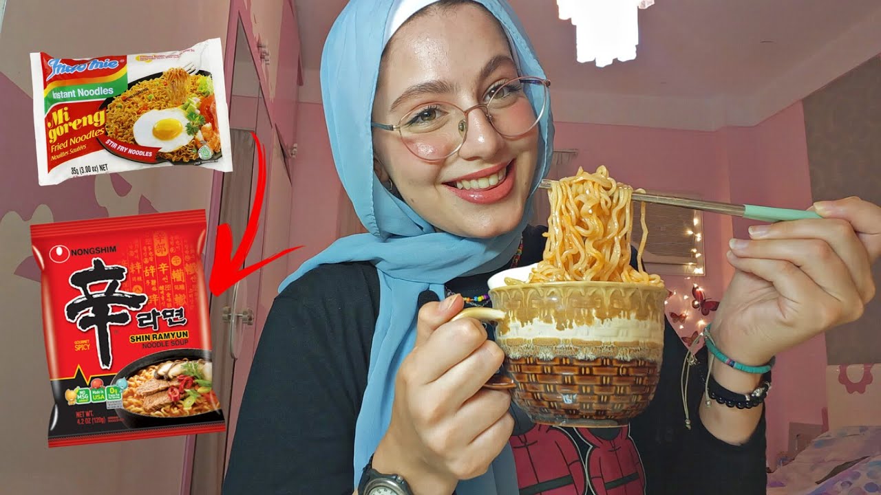 حولت الأندومي العادي إلي شين رامن الكوري🇰🇷😋 Making Shin Ramyun at Home ...