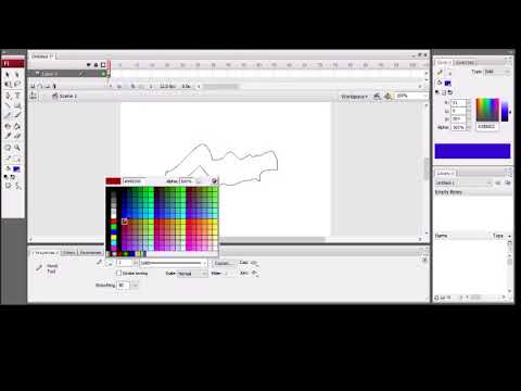 Rectangle, Pencil tool- Flash CS3 - YouTube