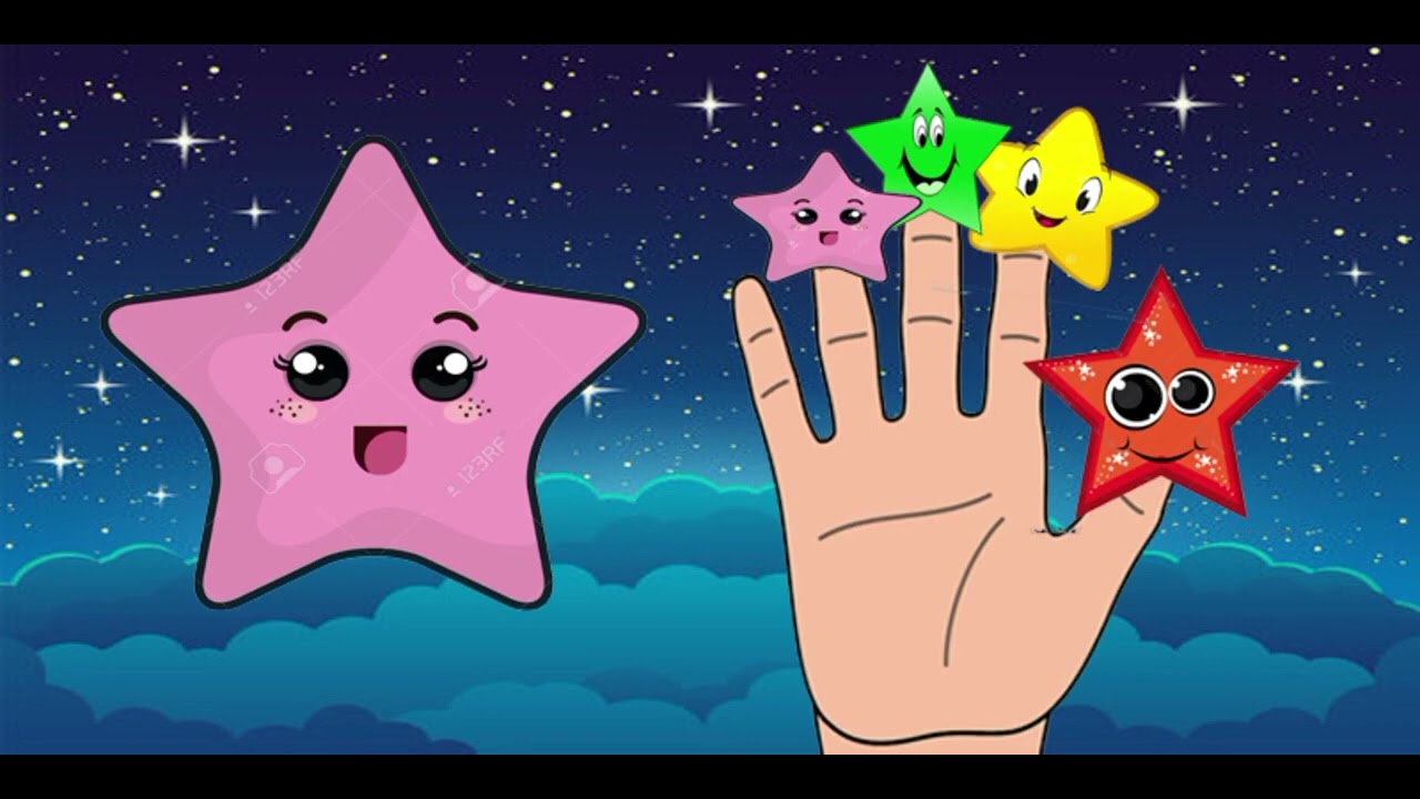 Star Finger Family in urdu | urdu Rhymes for Children - YouTube