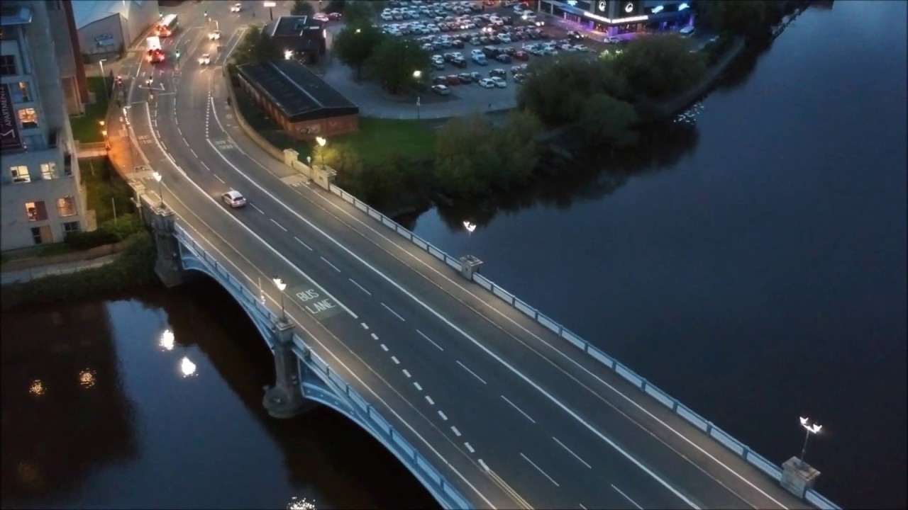 Victoria Bridge Stockton stockton River Tees and surrounding - YouTube