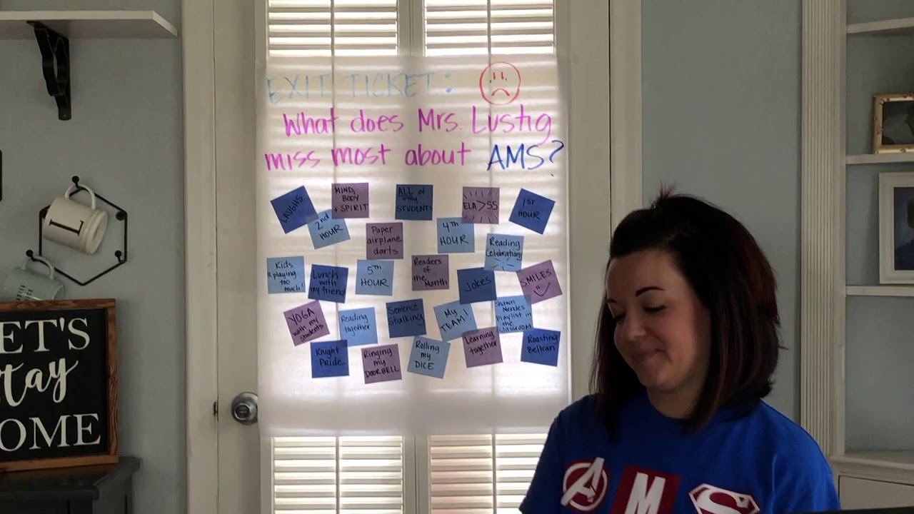 Arthurs Middle School Staff Message to the Students of AMS - April 2020 ...