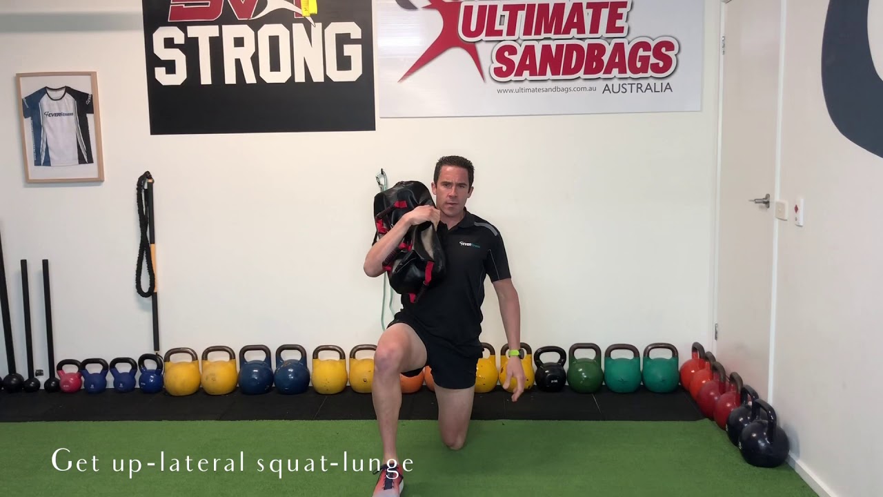 Get up - lateral squat - lunge - YouTube