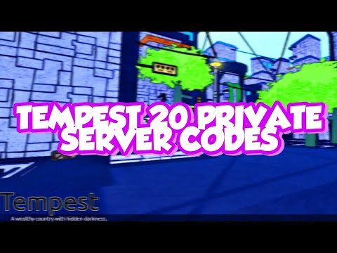 [500 SPINS] 20 Tempest Private Server Codes [Shindo Life] Roblox - YouTube