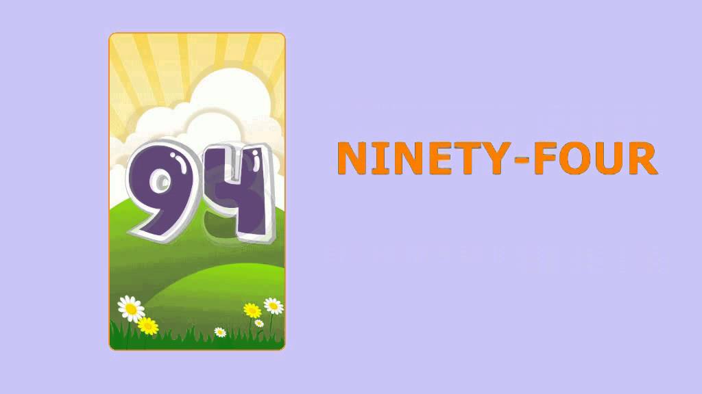 English Number (81-100 and 1,000 to a million) - YouTube