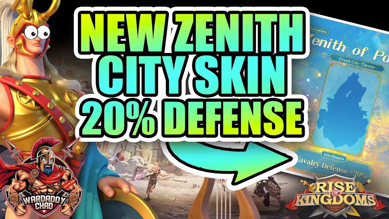 New Zenith City Theme: What Does 20% Cavalry Defense Do - Rise of ...