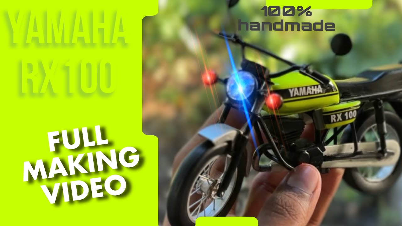 Yamaha RX100 | handmade | miniature model using PVC | vm miniature land ...