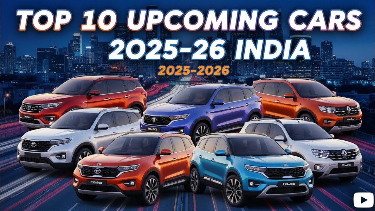 Top 10 Upcoming Cars India 2025-2026 | SUV, EV & Budget Options Honest ...
