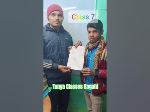 Class 7th Result Mukesh Sir Tanya Classes Bagahi #shorts #viralvideo - YouTube