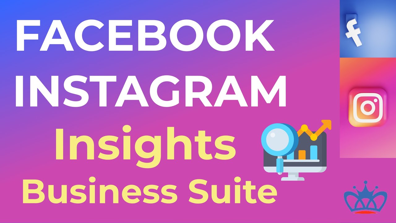 Facebook & Instagram Insights in Business Suite - Overview - YouTube