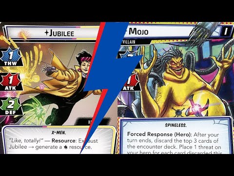 Marvel Champions Gameplay - Jubilee vs. Mojo - YouTube