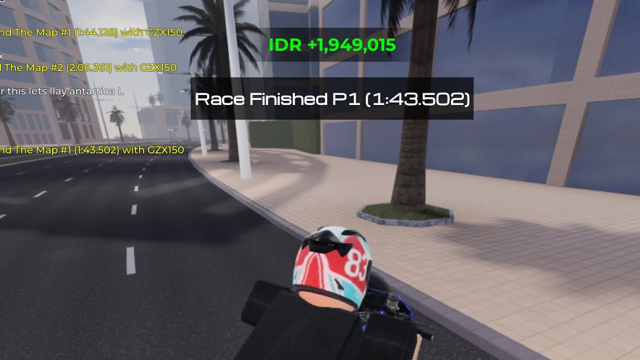 MOTO TRACKDAY PROJECT🚀 [Around The Map Event Race ] 1:43:502 on GSX 150 ...