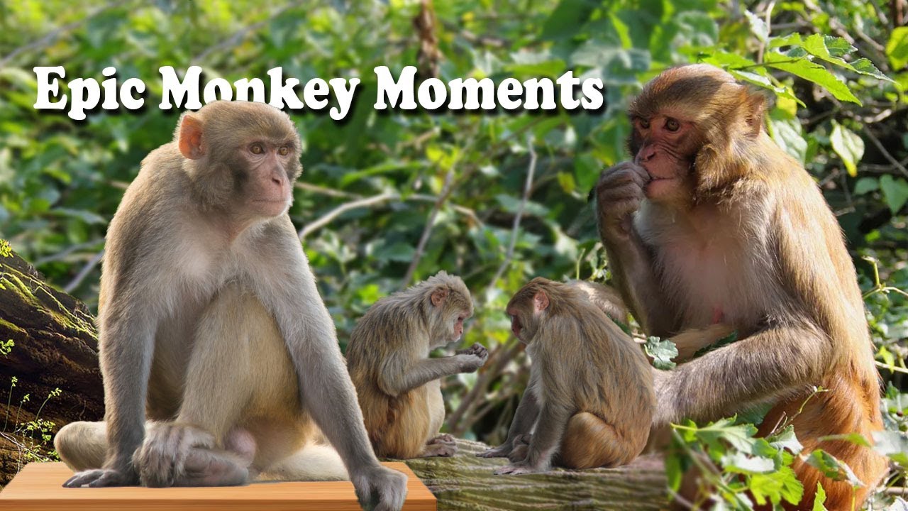 "Epic Monkey Moments: Cutest and Funniest Highlights" - YouTube
