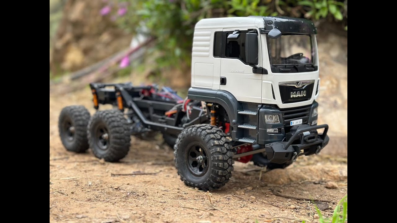 CAMION MAN TGS OFF ROAD 6X6 RC PART 1 - YouTube