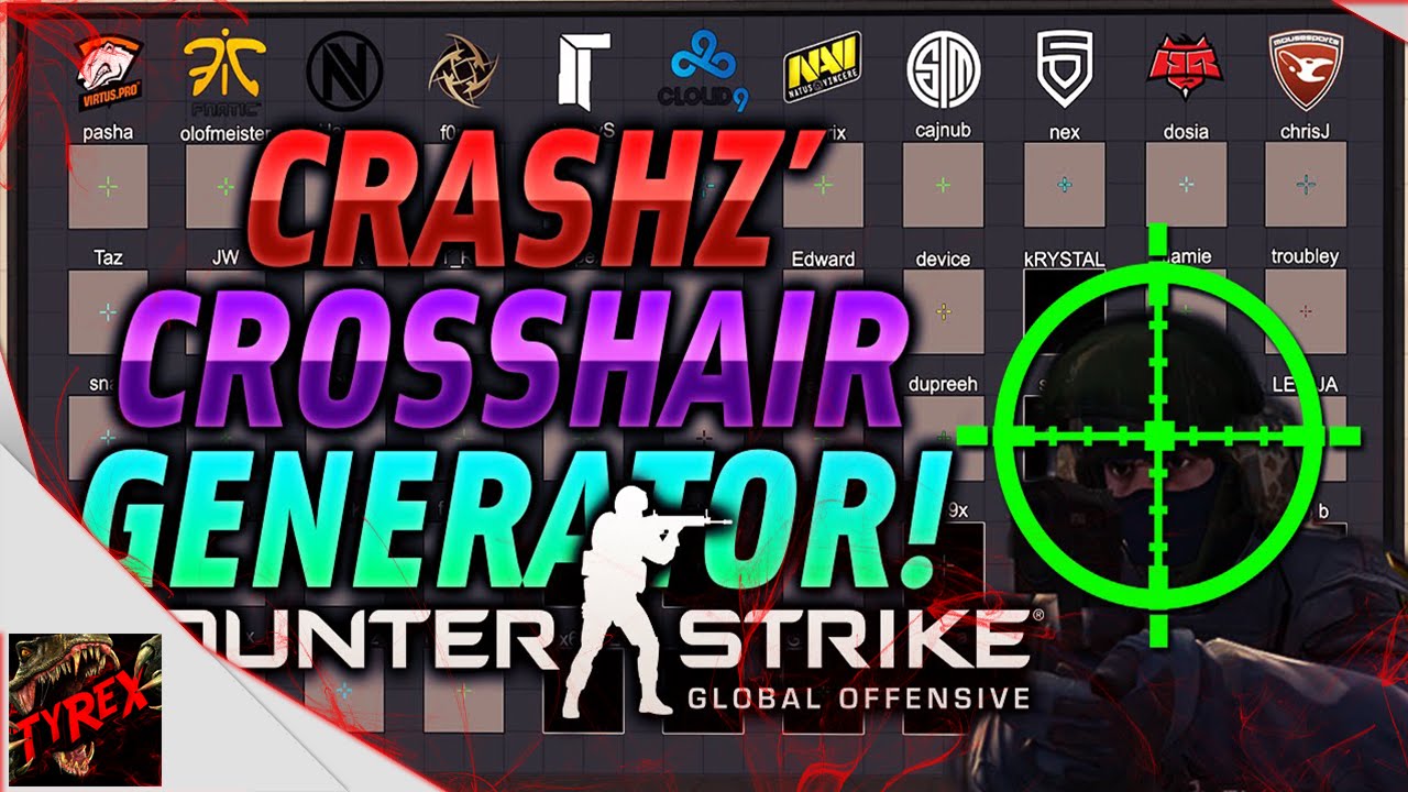 CSGO: How to change your crosshair in CSGO Featuring Crashz Crosshair ...