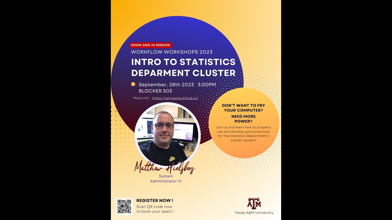 Workflow Workshop, Matthew Hielsberg - September 28, 2023 - YouTube
