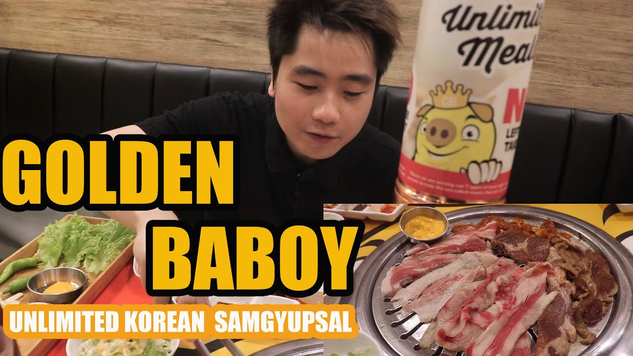 GOLDEN BABOY UNLIMITED KOREAN SAMGYUPSAL (UNLIMITED BEEF & PORK + FREE ...