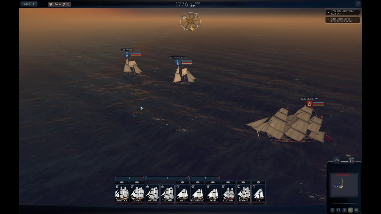 Ultimate Admiral: Age of Sail Battle of Block Island American Campaign ...