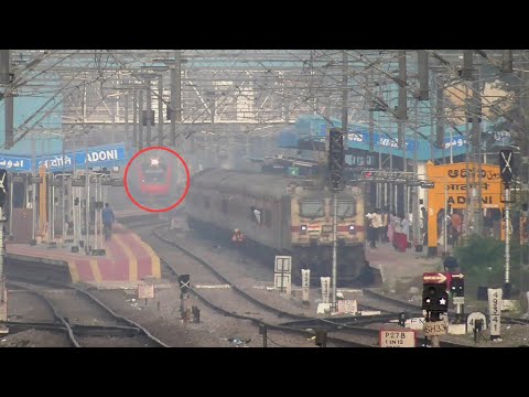 Vandebharat Overtakes Chennai Express | Indian Railways 
