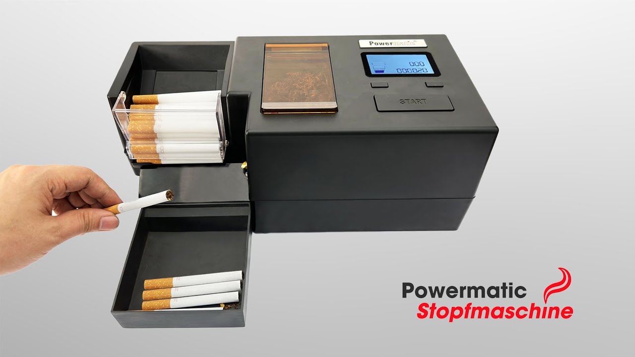 Powermatic 5 Automatische Stopfmaschine - YouTube