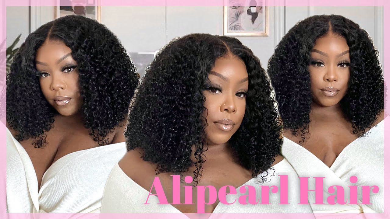 Ready to Wear! Pre bleached, plucked and cut Curly Lob! | Alipearl Hair ...