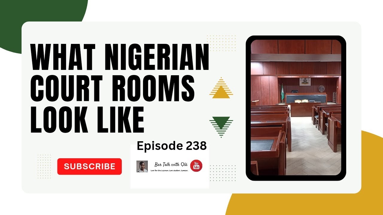 Let's Go to a Nigerian Court room | State High Court | Magistrate Court ...