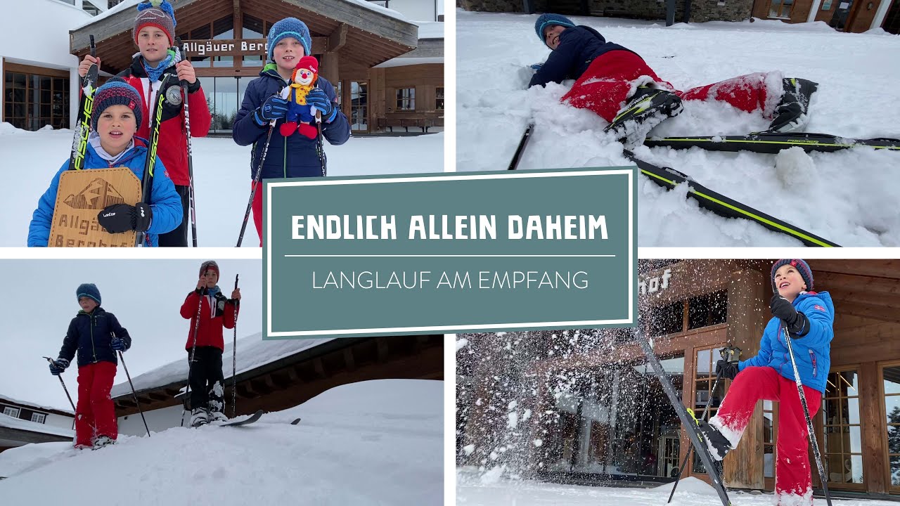 Langlauf am Empfang // Endlich allein daheim... - YouTube