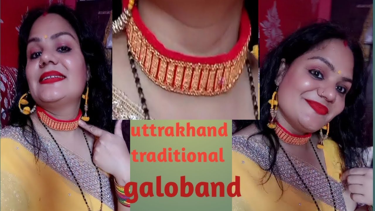 Uttarakhand traditional pahadi jewellery galobandh latest design 😍# ...