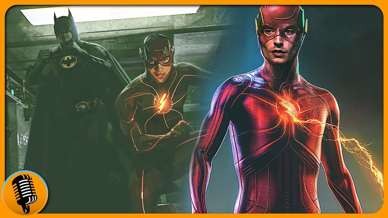 The Flash Reveals New Flash, Batman & Motorbike designs - YouTube