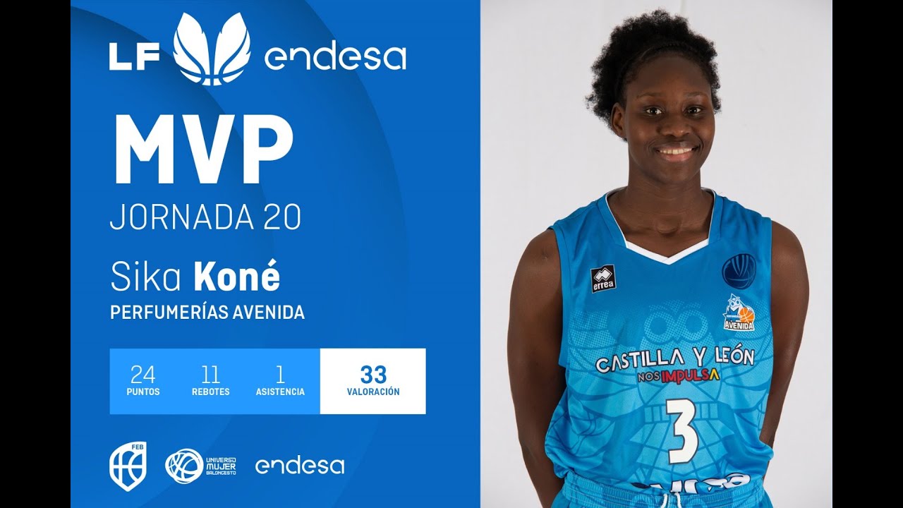 Sika Koné, MVP de la Jornada 20 de la LF Endesa - YouTube