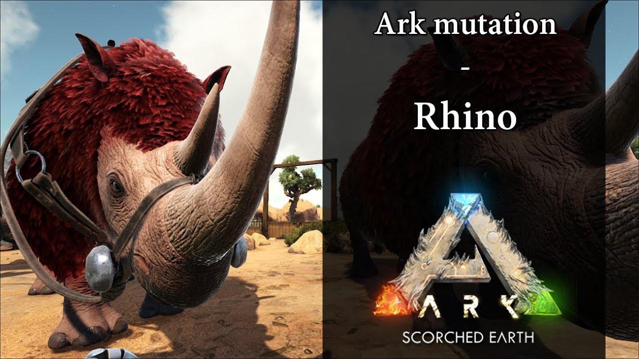 Ark mutation : Rhino laineux - YouTube