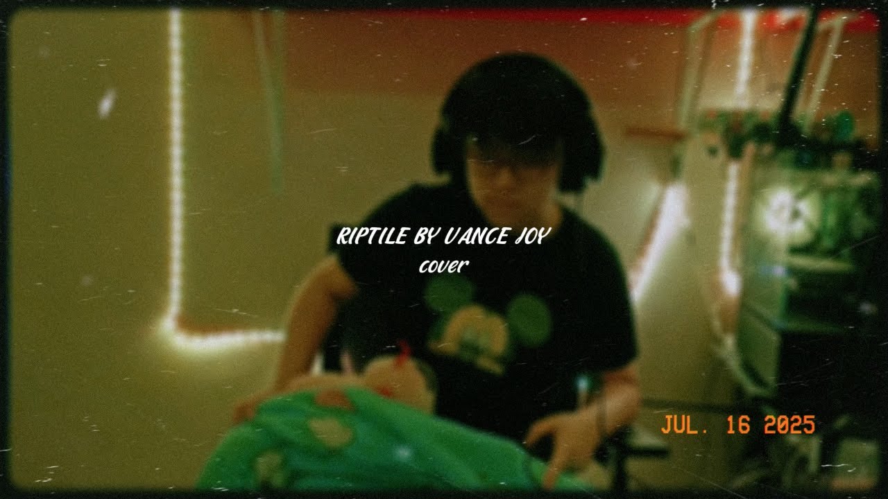 riptile by vance joy.. // cover // - YouTube