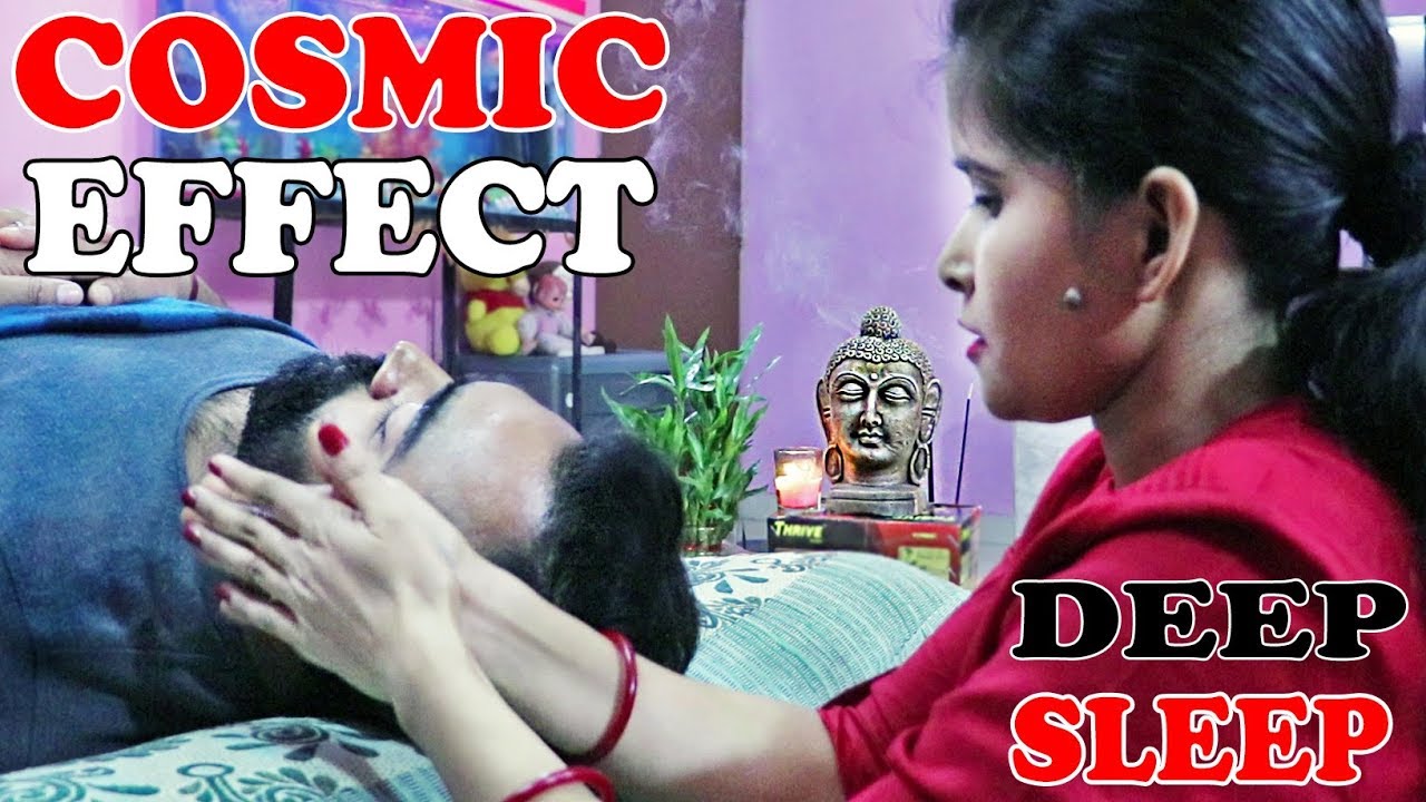 Deep Head massage for sleep tight - ASMR Cosmic lady barber - YouTube