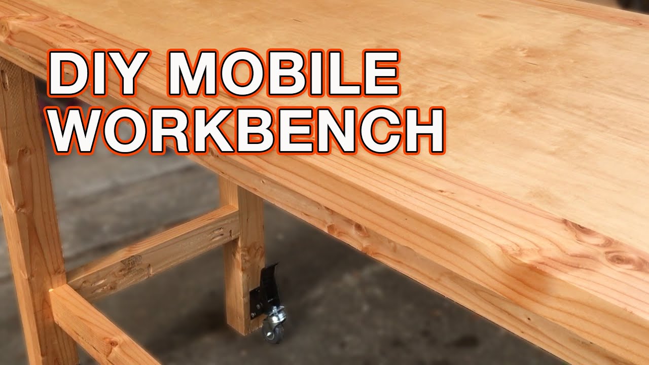 DIY Mobile Workbench for my Small Workshop - YouTube