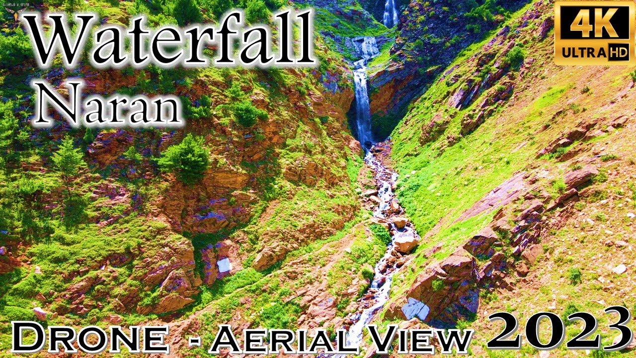 Waterfall Naran, Pakistan 2023 - Drone Aerial View 4K - YouTube