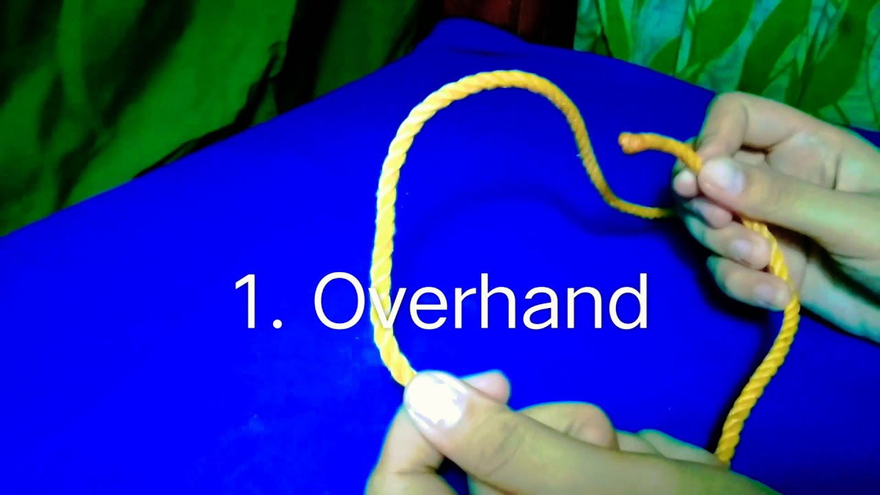 Basic Knot Tying - YouTube