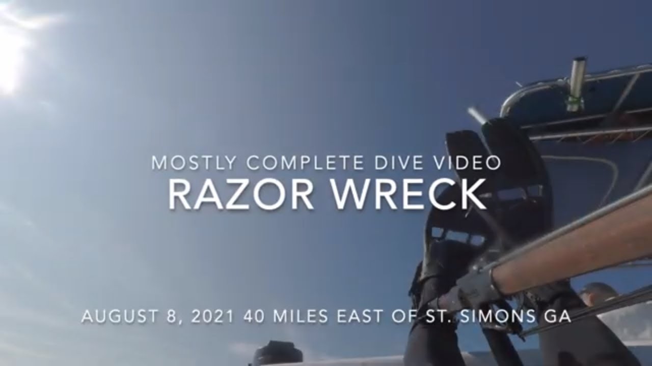 Scuba Diving the Razor Wreck 40 miles off the coast of Georgia. - YouTube