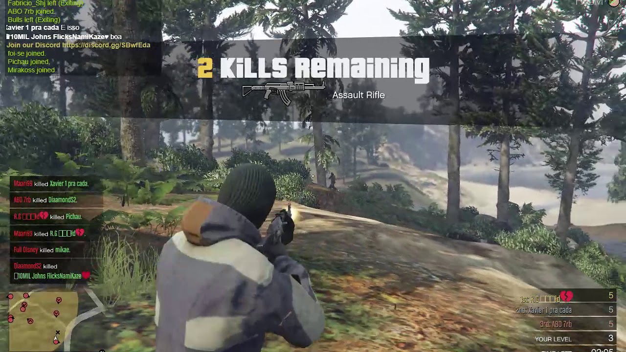 FiveM Gun Game 🔫 FFA Deathmatch XP Leveling 60 Maps SC Maps Support v1 ...