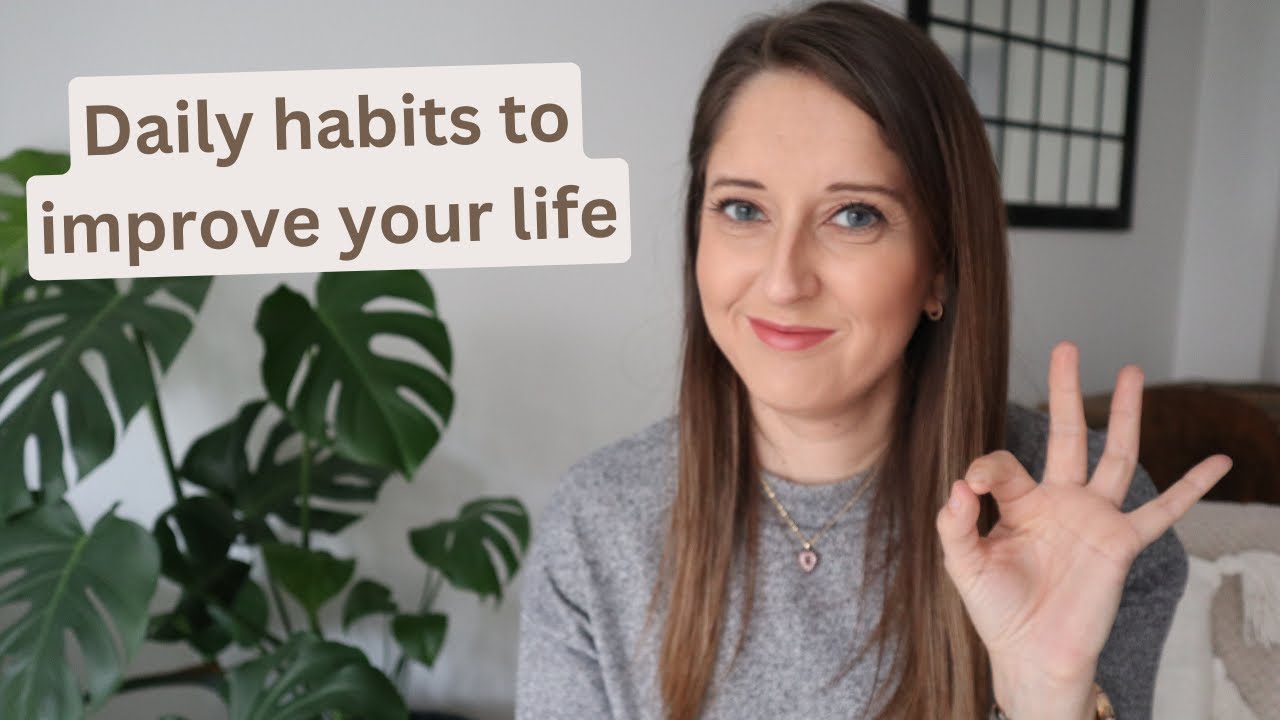 Daily habits to improve your life and Make 2024 your year | simple ...