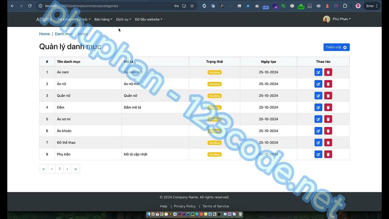 Review một vài tính năng admin - Phần 1- 123code.net - YouTube