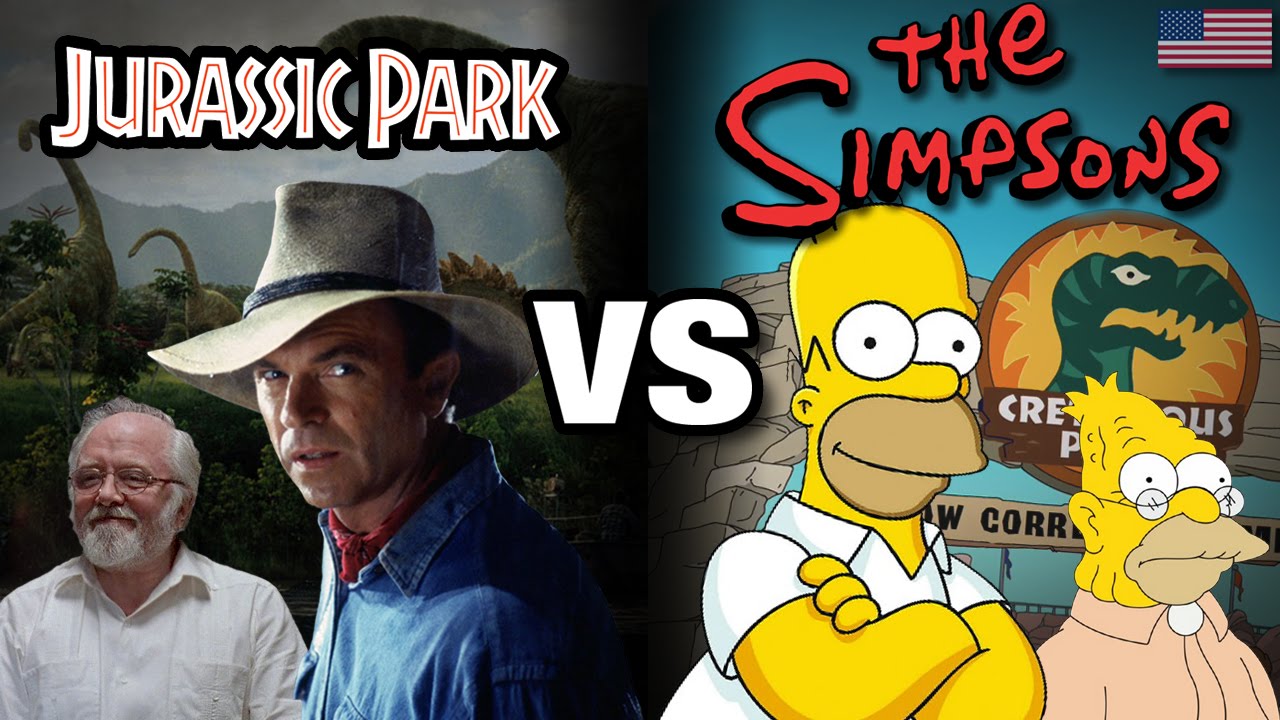 Jurassic Park VS The Simpsons (VO) - WTM - YouTube