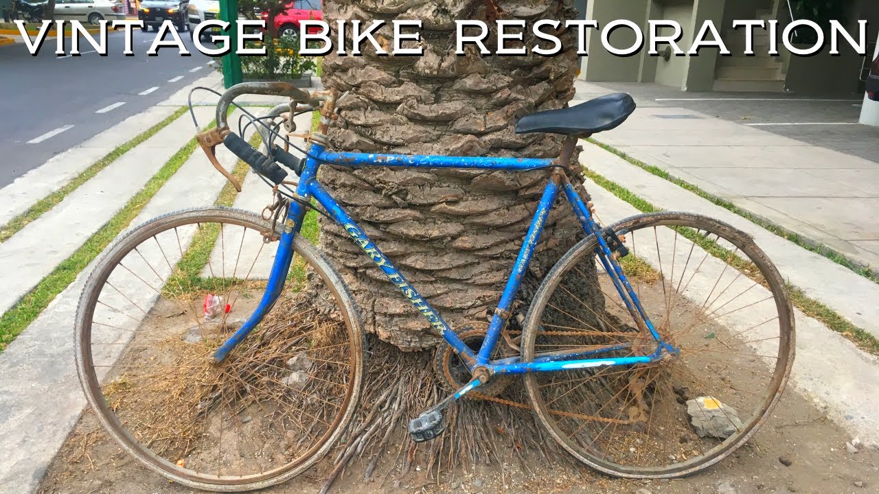 $17 Bike Restoration | Old Rusty Road Bicycle Rescue | ASMR Video - YouTube