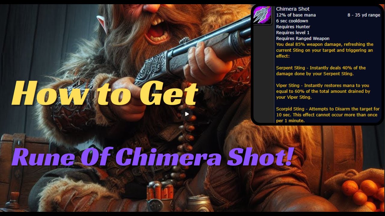 WoW Classic: How to Find the Rune of Chimera Shot | Season of Discovery ...