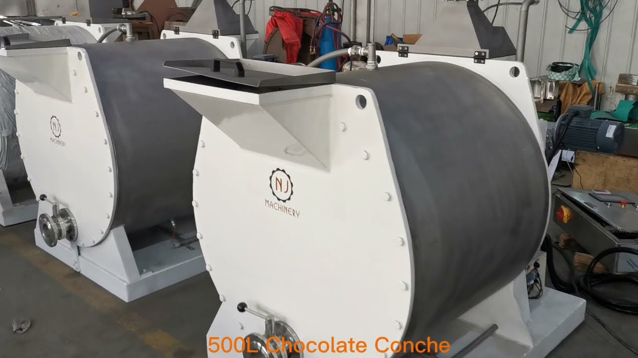 Universal Chocolate Processing Conche Refiner Machine - YouTube