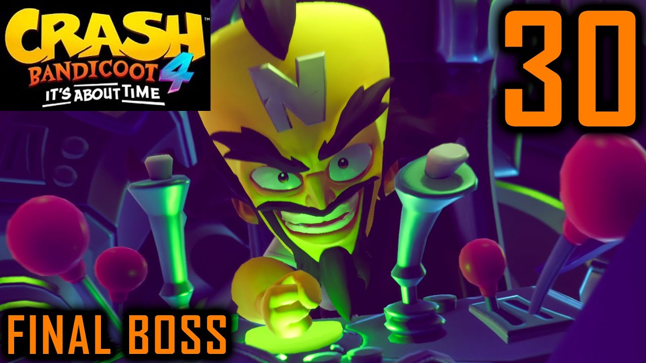 Crash Bandicoot 4 Blind Playthrough Part 30 - The Past Unmasked: Neo ...