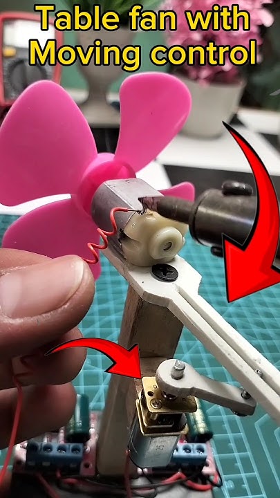 DIY Table Fan With Moving full part #dcfan - YouTube