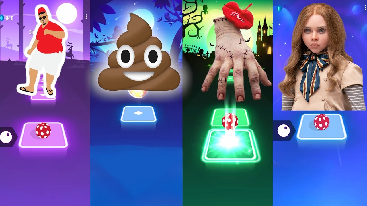 SKIBIDI BOP YES YES - POOP - WEDNESDAY THING - M3GAN | TILES HOP EDM ...