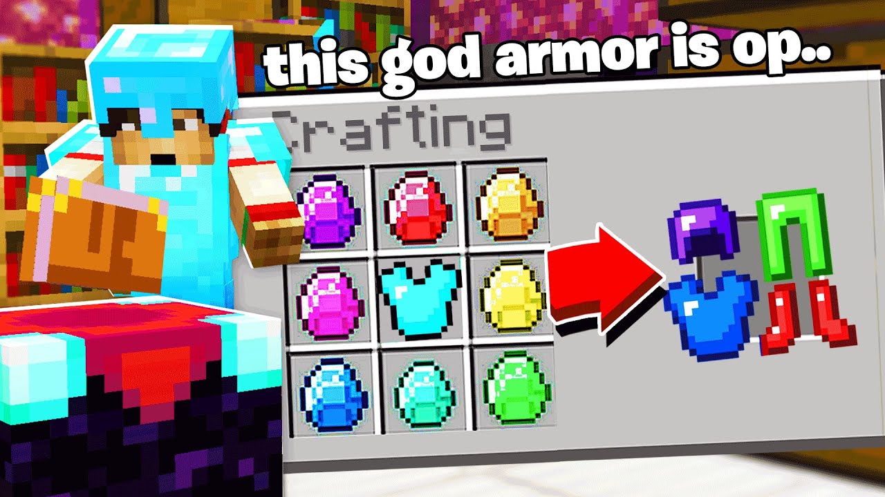 THE PERFECT MAXED ARMOR GODSET IN MINECRAFT FACTIONS | Minecraft ...