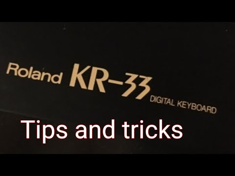 Roland KR 33 review - YouTube