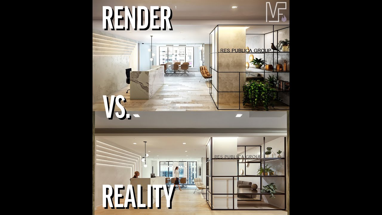 VIZfire Render vs. Reality 2 - YouTube
